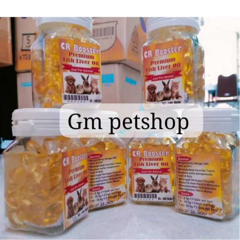 Jual CR Booster I'M Booster Minyak Ikan/ Fish Liver Oil/ Minyak Ikan ...