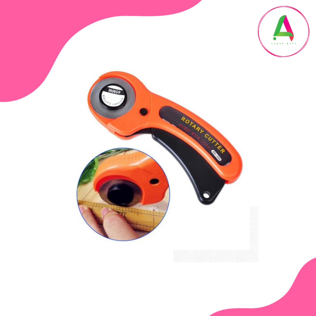Jual Cutter Rotary Roller Blade 45mm - SD-100 Pemotong Kertas Alat ...