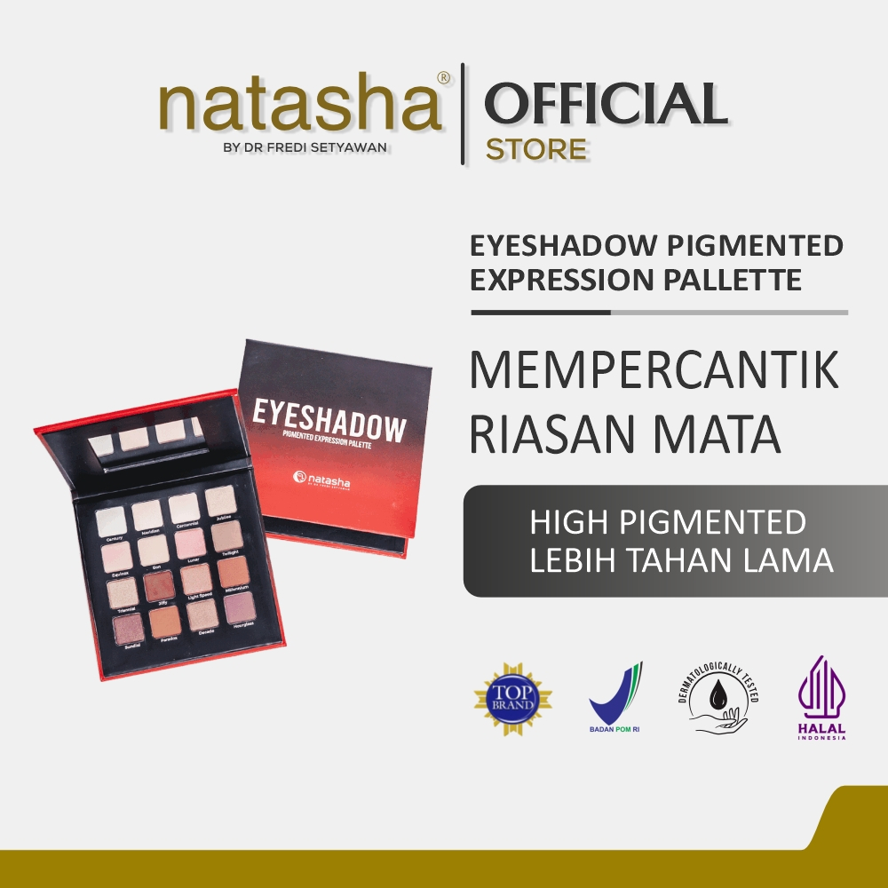 Jual Natasha Eyeshadow Pigmented Expression Palette | Shopee Indonesia