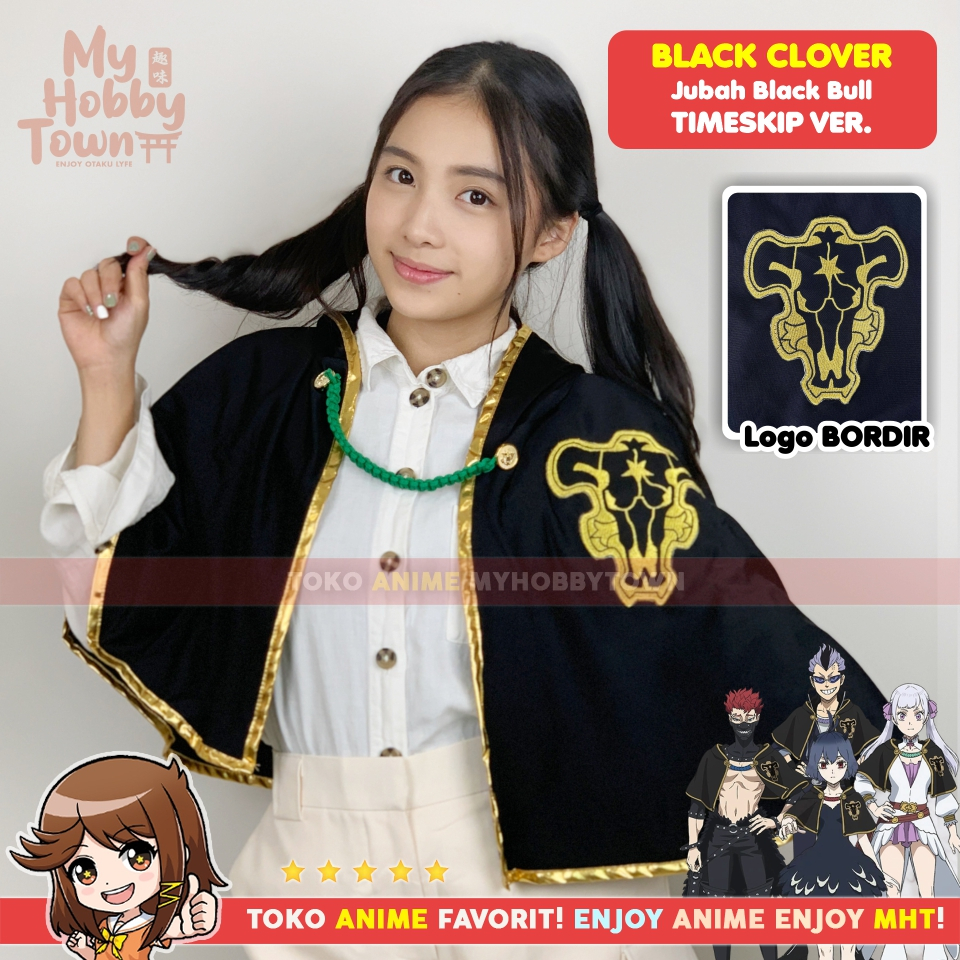 Jual Jubah Cosplay Anime Black Clover Black Bull Squad Post After Time ...
