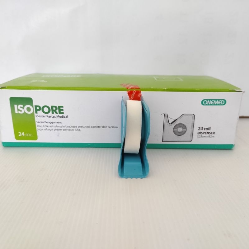 Jual Isopore 1/2 inci/ plester isopore 1,25cmx9,2m + dispenser/ plester ...