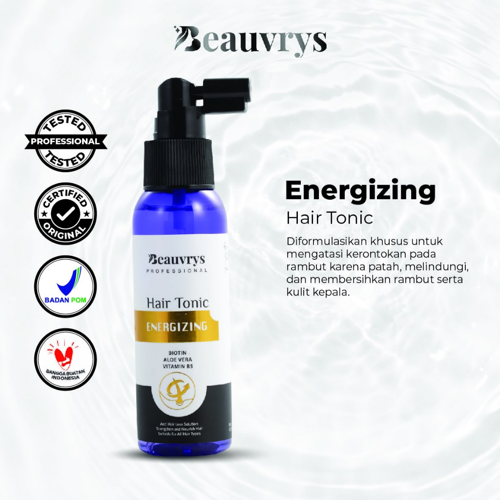 Jual Beauvrys Professional Energizing Hair Tonic | Shopee Indonesia