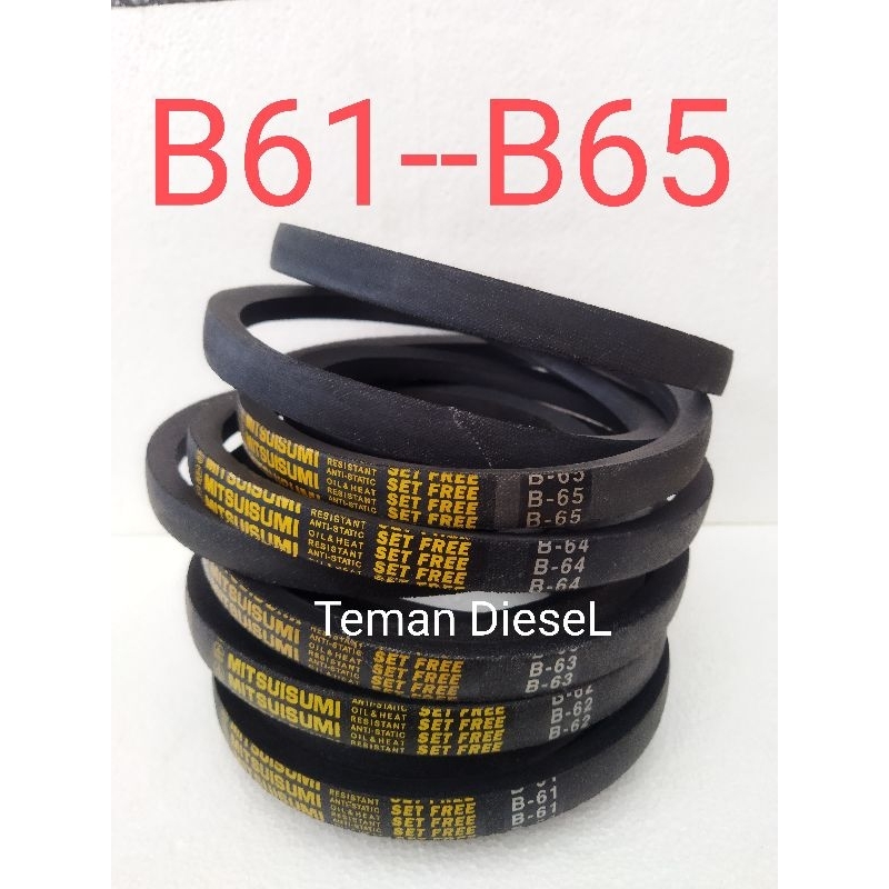 Jual Vanbelt B61, B62, B63, B64, B65 V-belt Mitsuisumi | Shopee Indonesia