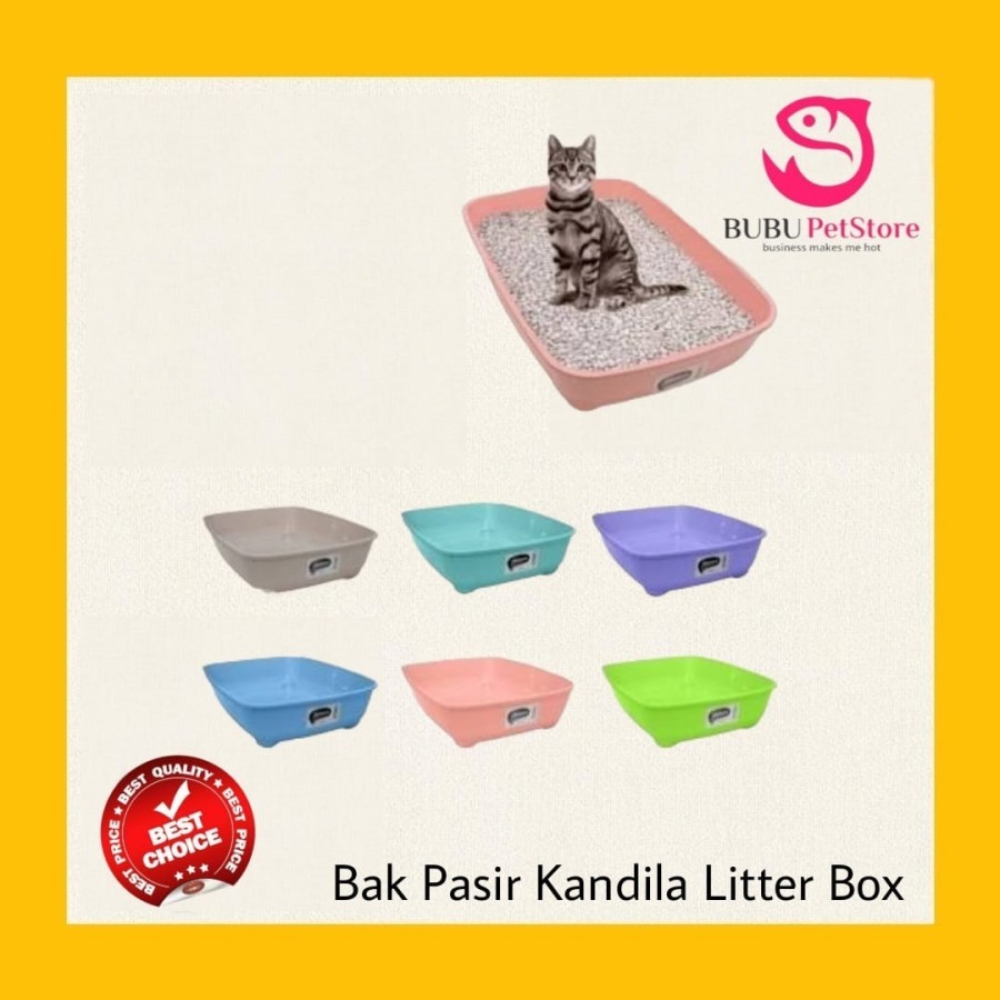 Jual Bak Pasir Kucing Kecil Kandila Litter Box Cat Small 43x30x10cm ...