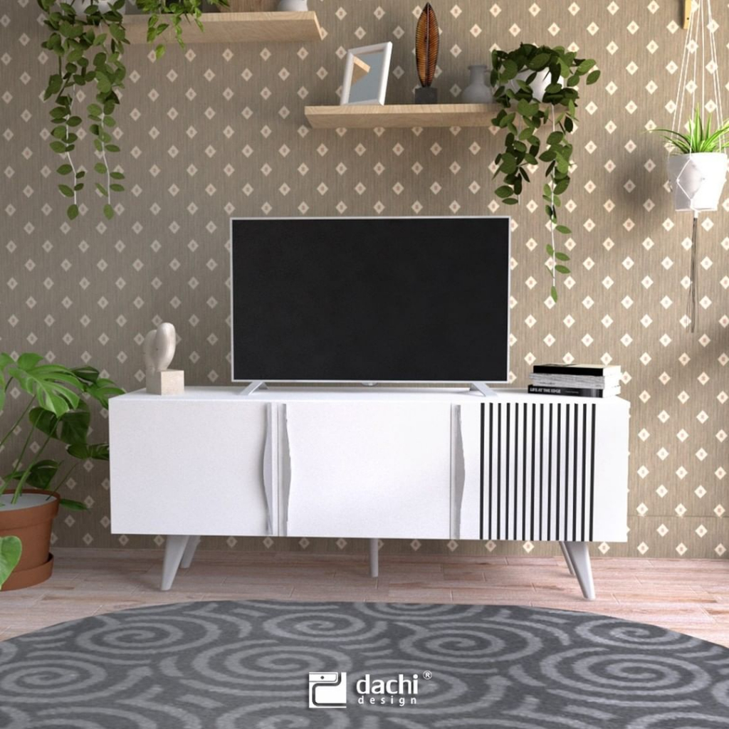 Jual Rak TV / Lemari Rak TV / DACHI Design / Wooden Leg Series / MARUNA ...