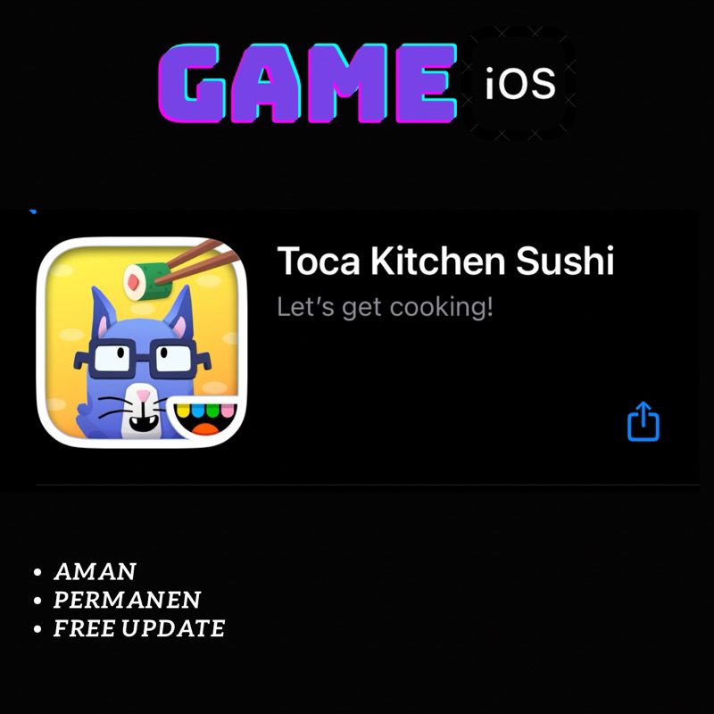 Jual Toca Kitchen Sushi IOS Original Legal | Shopee Indonesia