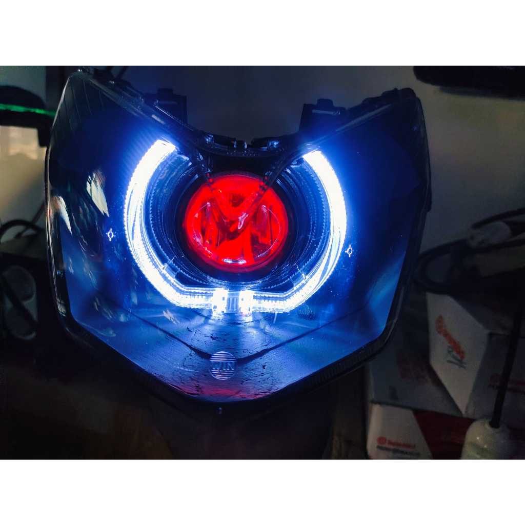 Jual REFLEKTOR LAMPU DEPAN SUPRA BATMAN 125 COSTUM BILED ALA ALA ...