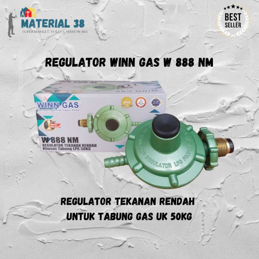 Jual Regulator WINN GAS Type W 888 M Low Pressure tabung 50kg | Shopee ...