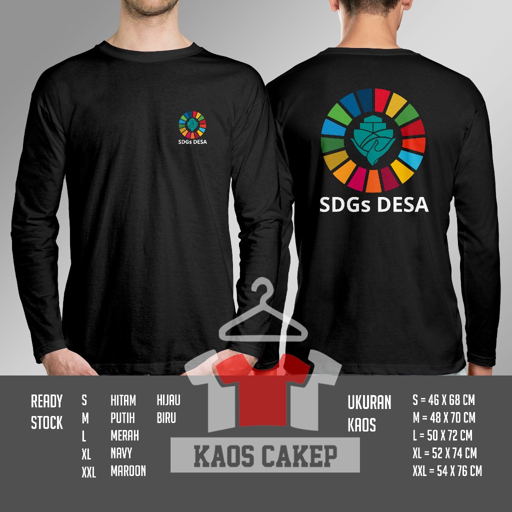 Jual Kaos SDGs Suistanable Development Goals Di DESA Logo Lengan ...