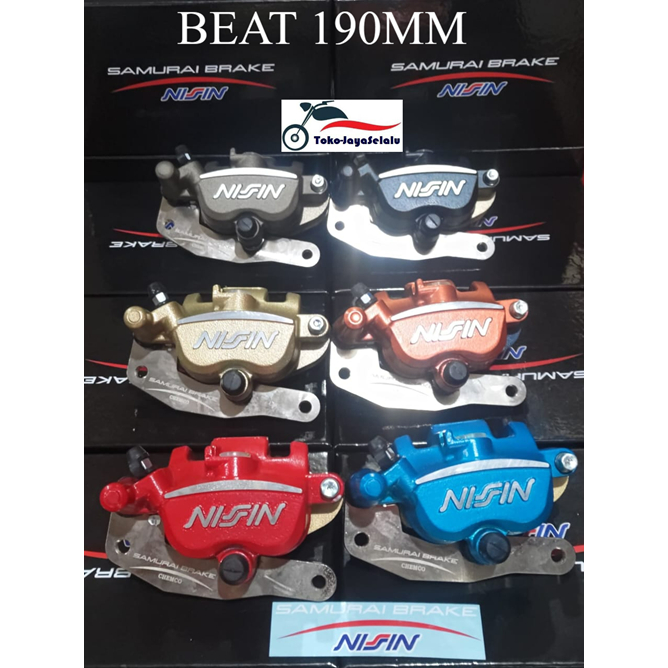 Jual Kaliper Nissin Samurai 2Piston Beat , Scoopy , Vario125 , Vario150 , Genio , Vario 160 CBS ...