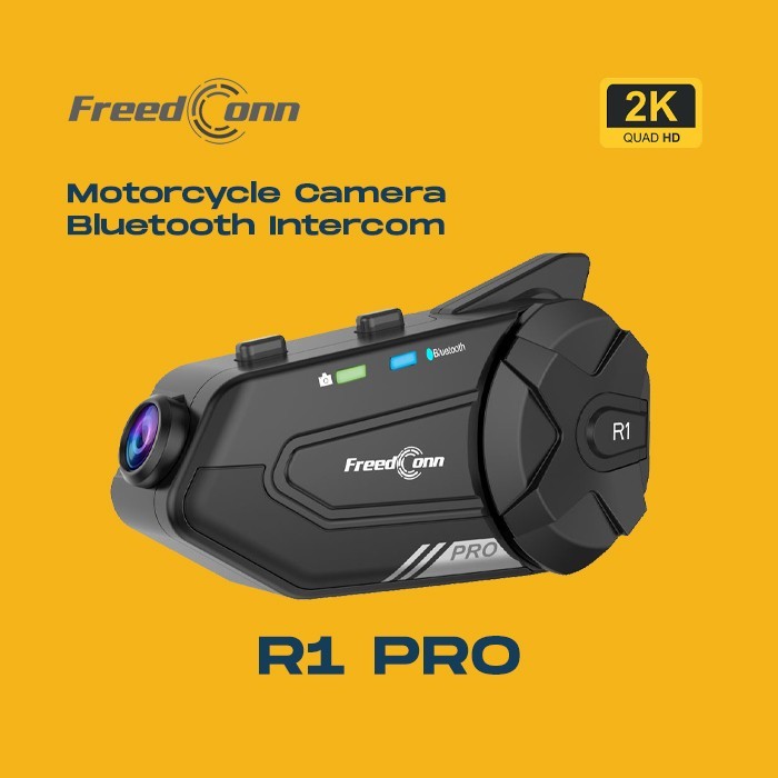 Jual Interkom Freedconn R1 Pro 2K Intercom Fredcon Camera Bluetooth ...