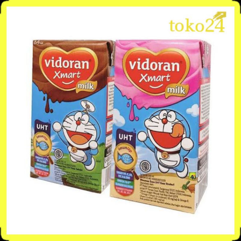 Jual Vidoran Xmart UHT Milk 110 ml | Shopee Indonesia