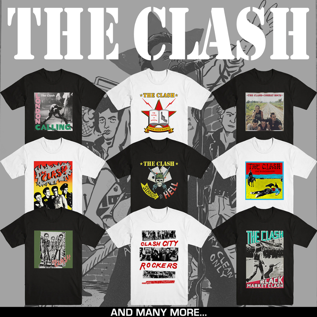 Jual THE CLASH | T-SHIRT BAND | PUNK ROCK | MERCHANDISE | Shopee Indonesia