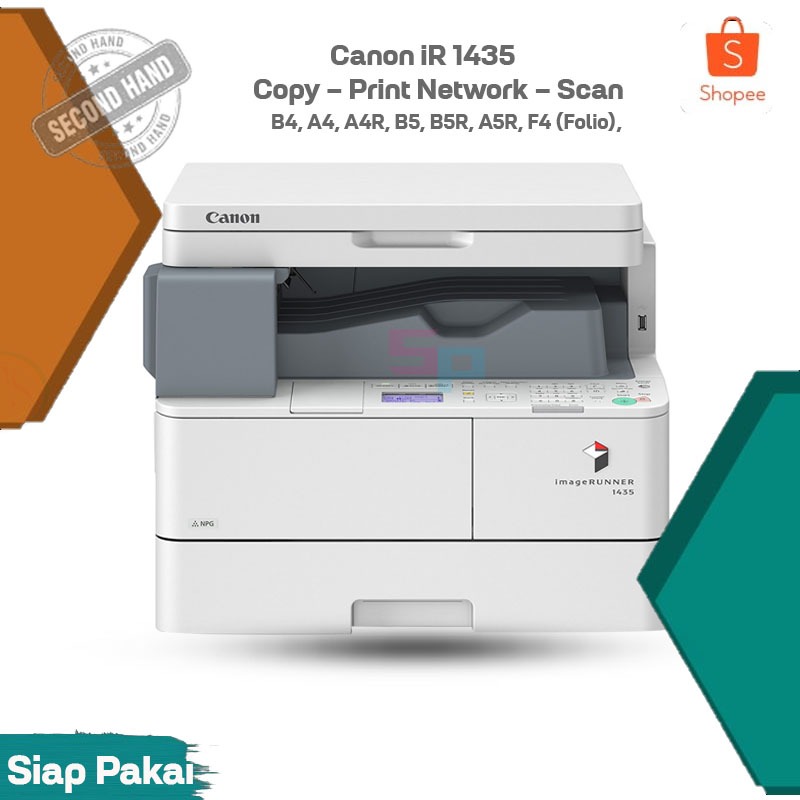 Jual Canon iR 1435 Copy – Print Network – ScanA4 size | Shopee Indonesia