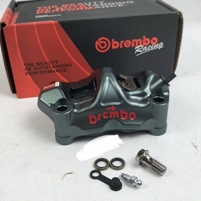 Jual Kaliper Caliper Depan Brembo GP4RX GP4 XR 4P 100 pitch Import bukan M50 M432 | Shopee Indonesia