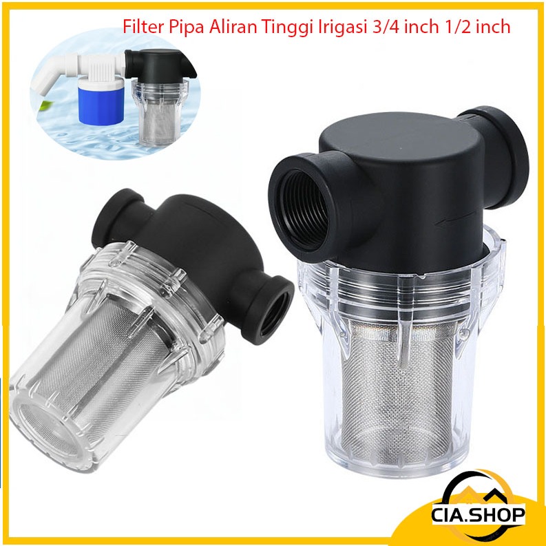 Jual Filter Pipa Aliran Tinggi Irigasi 3/4 inch 1/2 inch 1 inch Filter ...