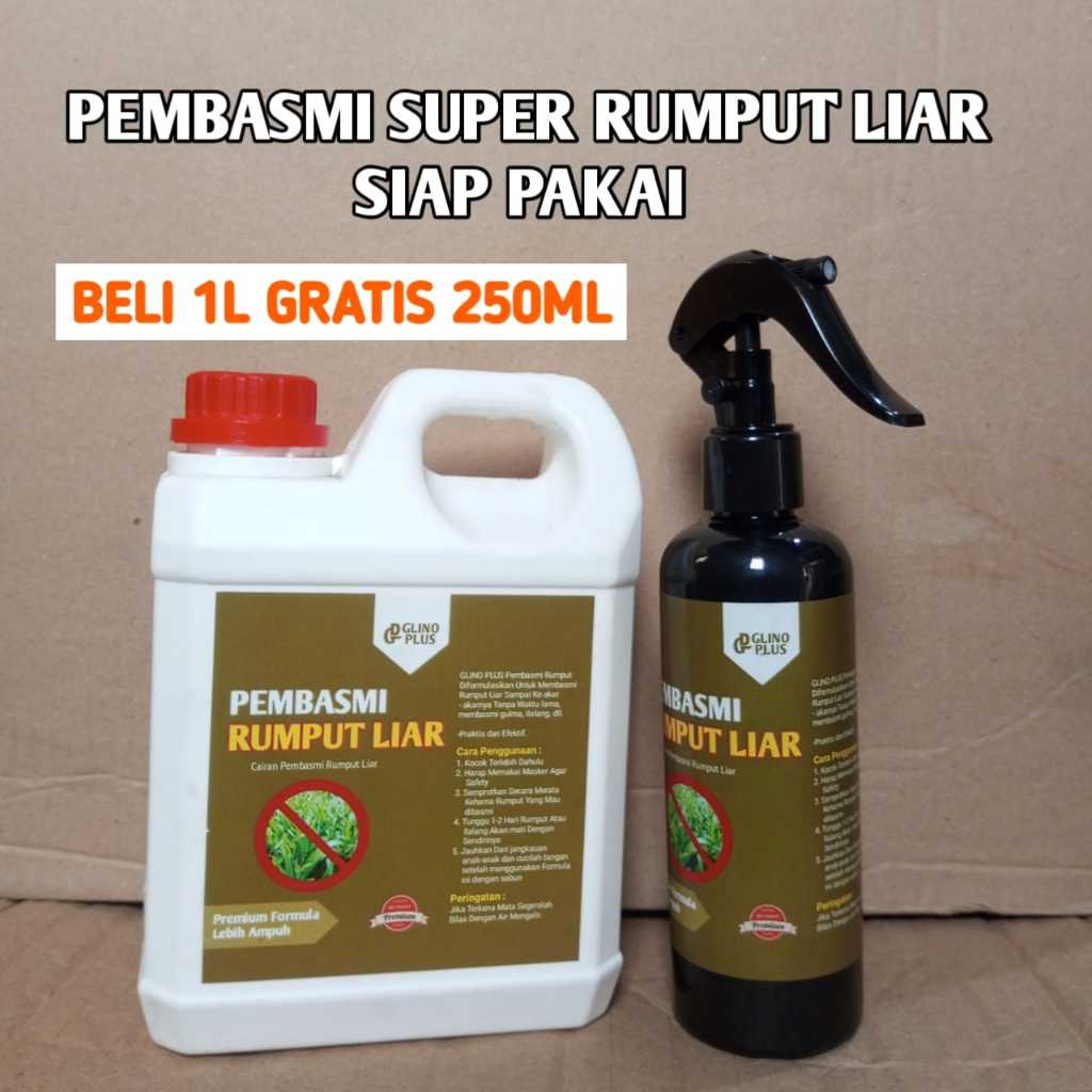 Jual Cairan Obat Semprot Pembasmi Rumput Liar Gulma ilalang Alang Alang ...