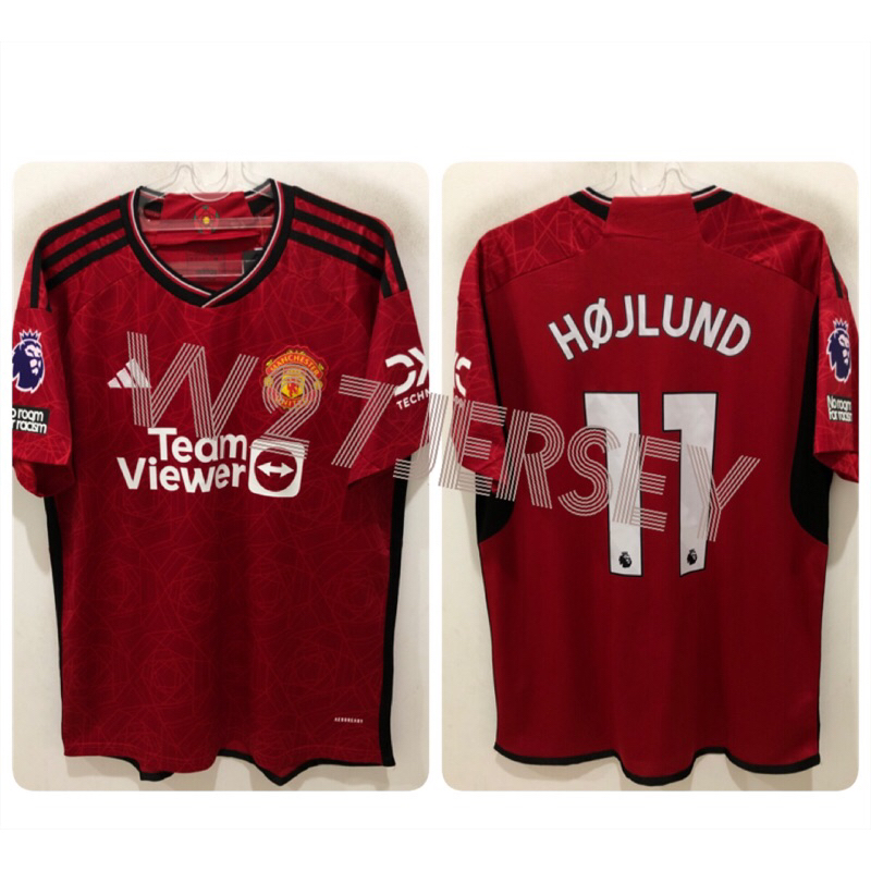 Jual JERSEY 3-M-Y-U HOME, 3RD 2023-2024 name player Garnacho, Hojlund ...