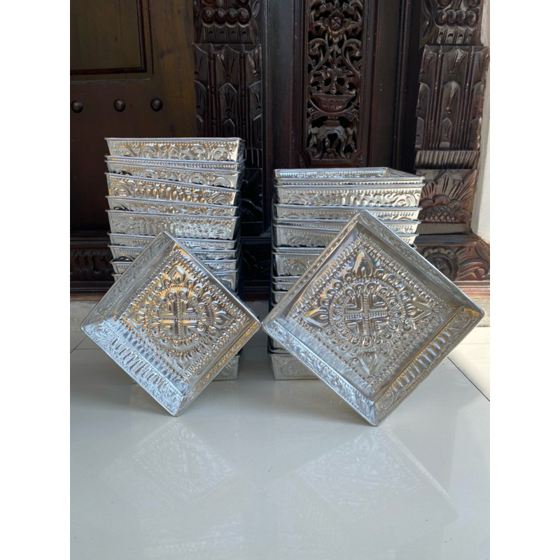 Jual Per slop (10pc) Bokor sodan kotak Aluminium | Shopee Indonesia