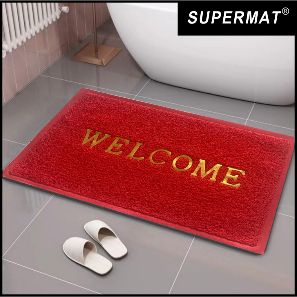 Jual Keset WELCOME | Keset Karet Ukuran 60 x 40 Cm | Keset Lantai Bihun ...