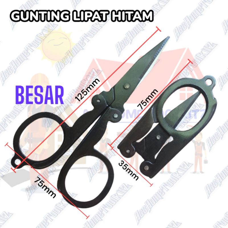 Jual Gunting Lipat Ukuran Kecil Sedang Besar / Gunting Jadul Ukuran Tanggung Gantungan kunci ...