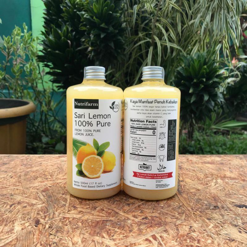 Jual Sari Lemon Nutrilogy 500 gram | Shopee Indonesia