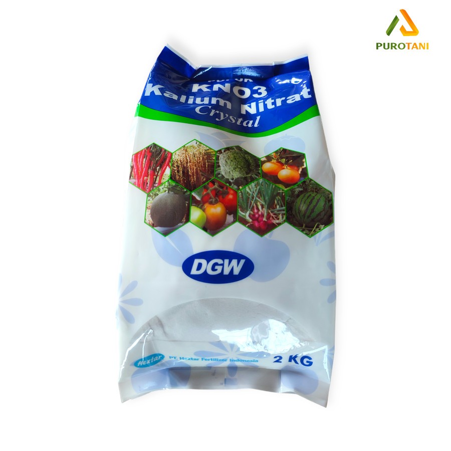 Jual Pupuk kno3 DGW 2kg Kno3 Kristal 2 Kg Kalium Nitrat DGW Cristal ...