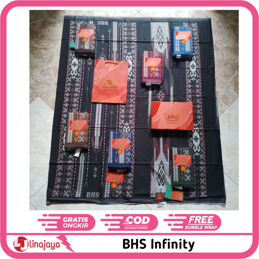 Jual Sarung BHS Infinity Gold Original Kemasan Premium Bonus Paper Bag ...