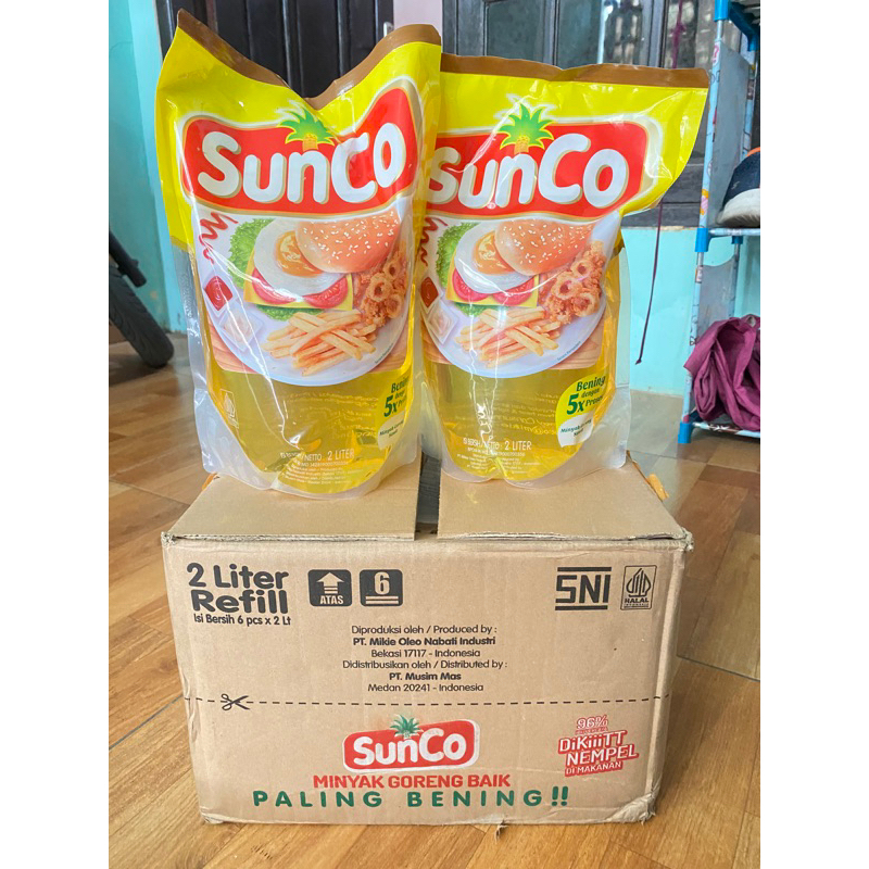 Jual SUNCO 2Liter 1 Dus isi 6pcs | Shopee Indonesia