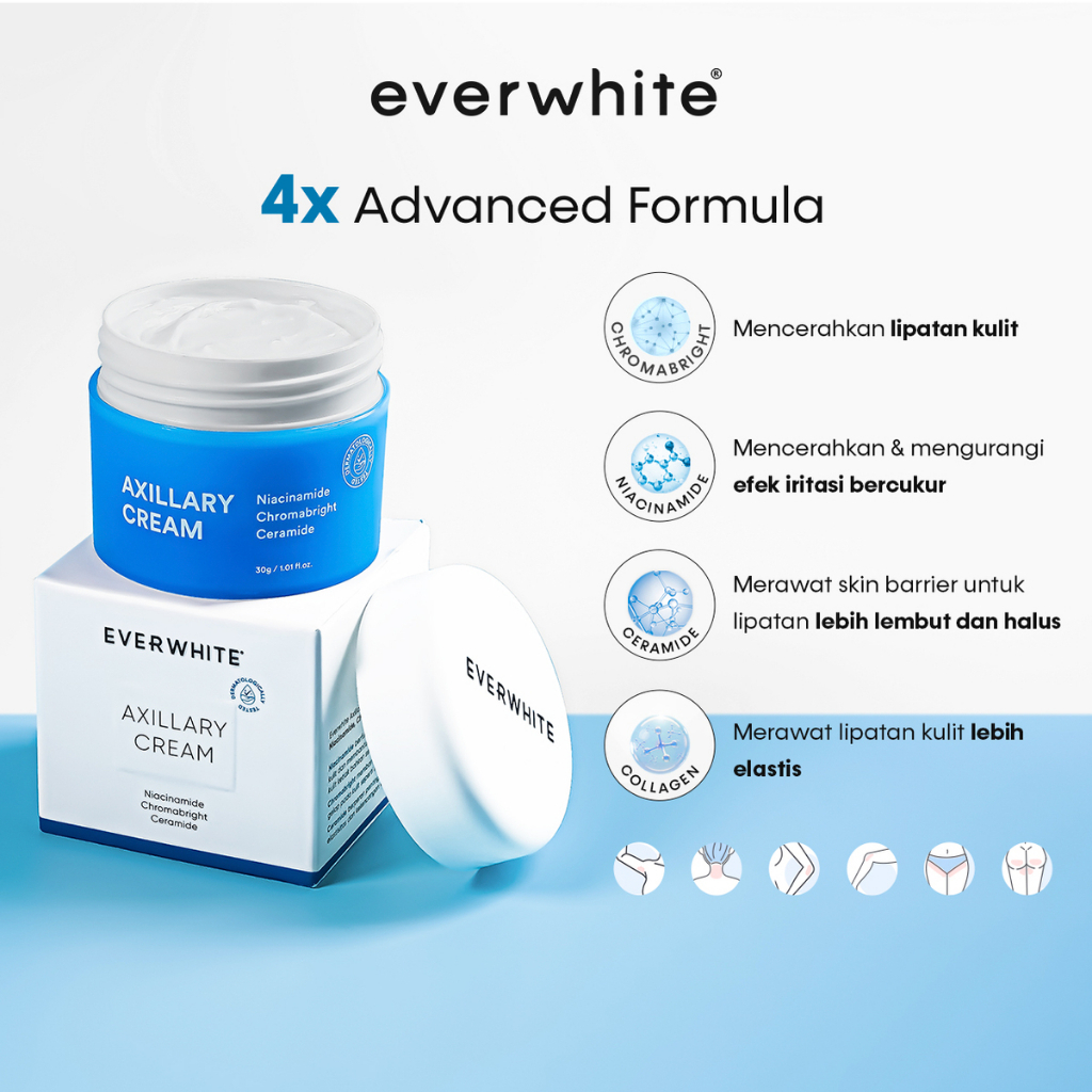 Jual Everwhite Krim Pencerah Lipatan dan Underarm Axillary Cream ...