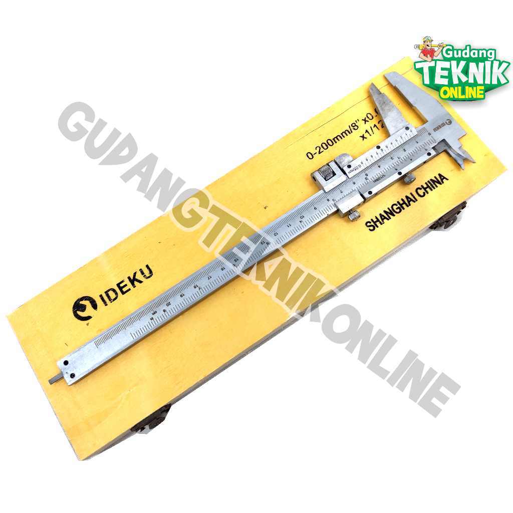Jual Jangka Sorong Sigmat 6" 8" 12" 507-045 507-046 IDEKU / Vernier Caliper Sketmat 200 mm 300 ...