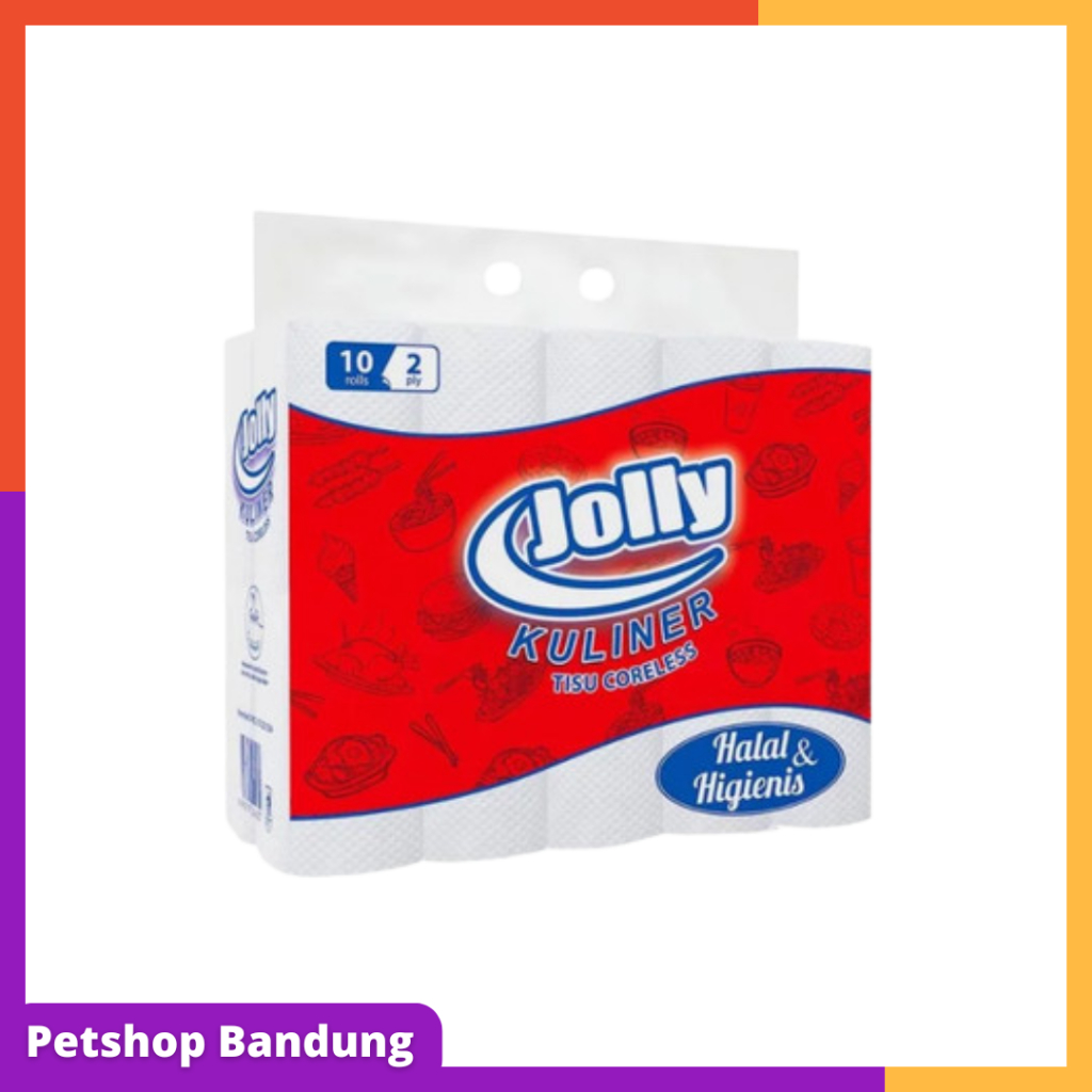 Jual Tissue JOLLY Kuliner Coreless 10 Roll 2 Ply | Shopee Indonesia