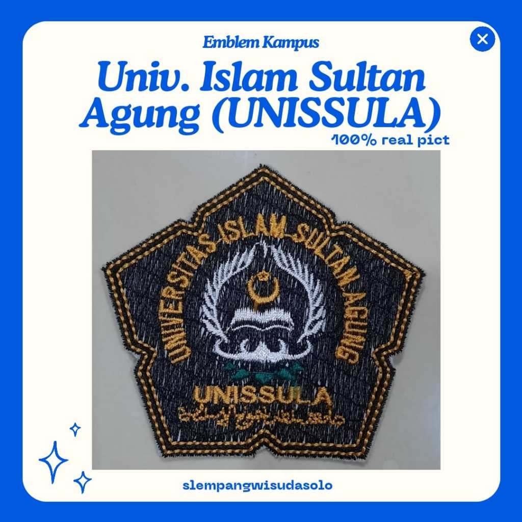 Jual Logo Bordir / Bet / Patch / Emblem UNISSULA | Shopee Indonesia
