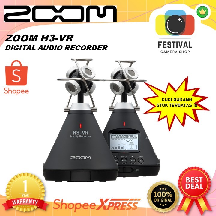 Jual Zoom H3 VR Digital Audio Recorder | Shopee Indonesia