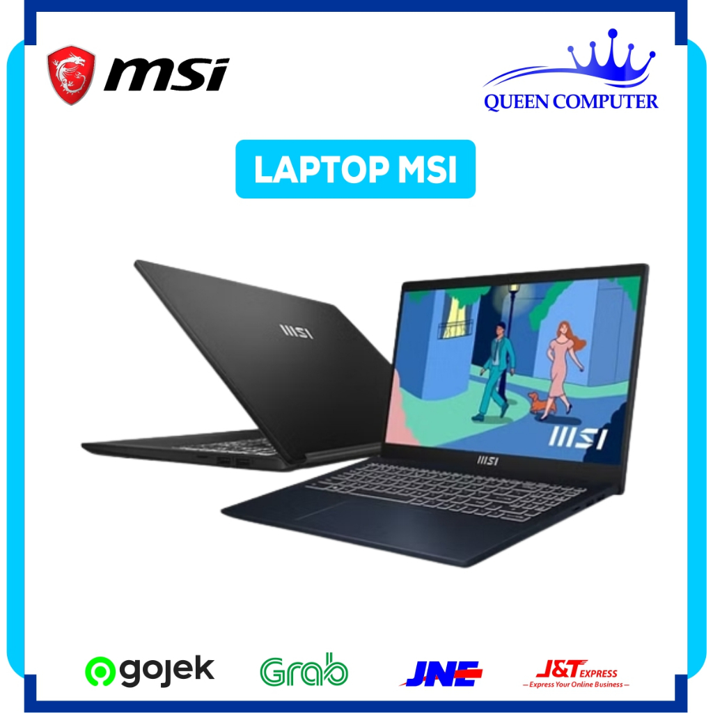 Jual Laptop MSI Modern 15 Core i5 1335U 8GB 512GB W11 + OHS 2021 ...