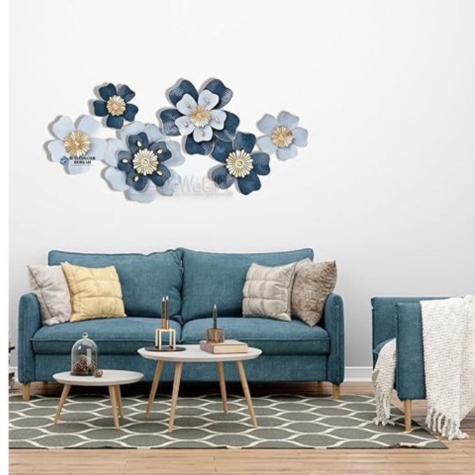 Jual Walldecor Berkah Hiasan Dinding Besi Model Flower Wall Decor Besi ...