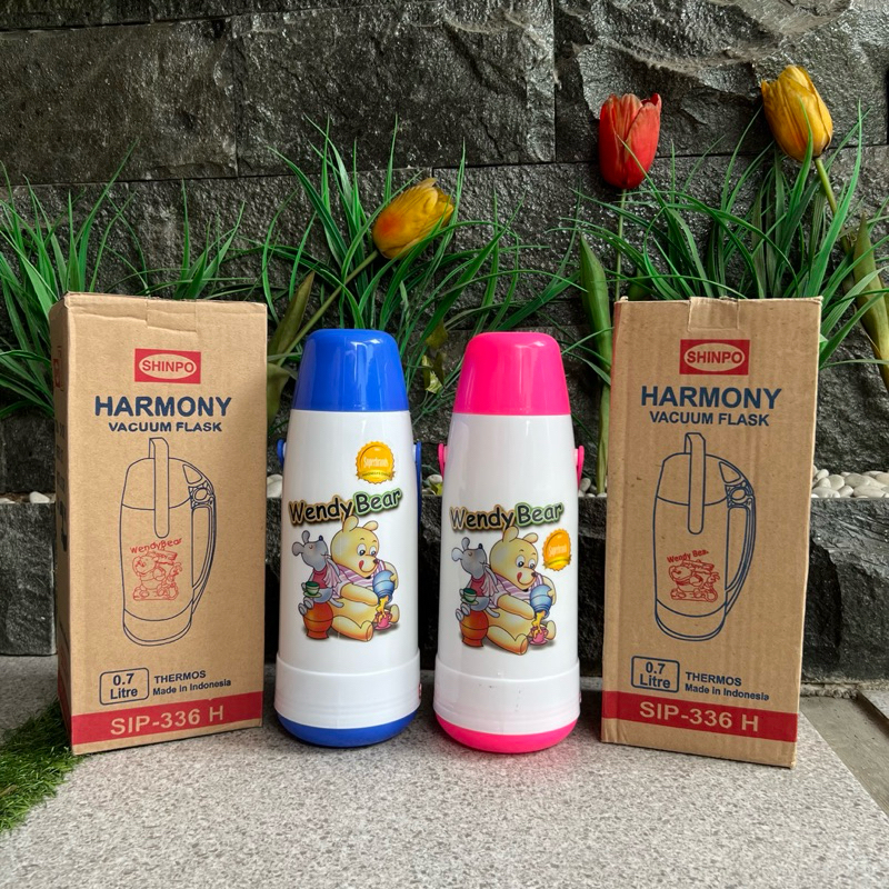 Jual SHINPO Thermos Air Panas / Dingin 700 ML | Thermos Harmony Vacuum Flask With Super Seal ...
