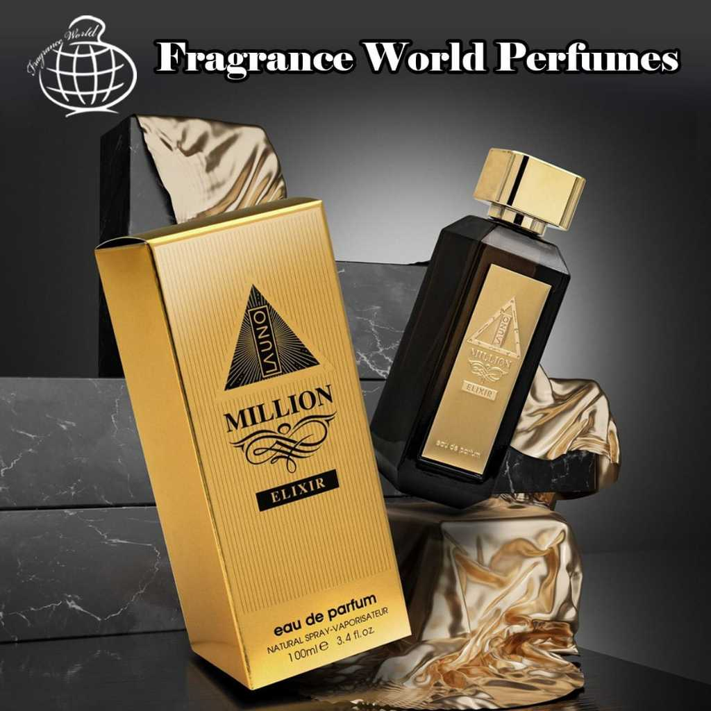 Jual Fragrance World La Uno Million Elixir Man 100 ML Parfume Arab ...