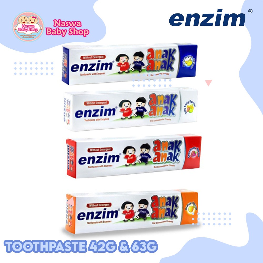 Jual Enzim Kids Toothpaste Pasta Gigi Anak 42g & 63g | Shopee Indonesia