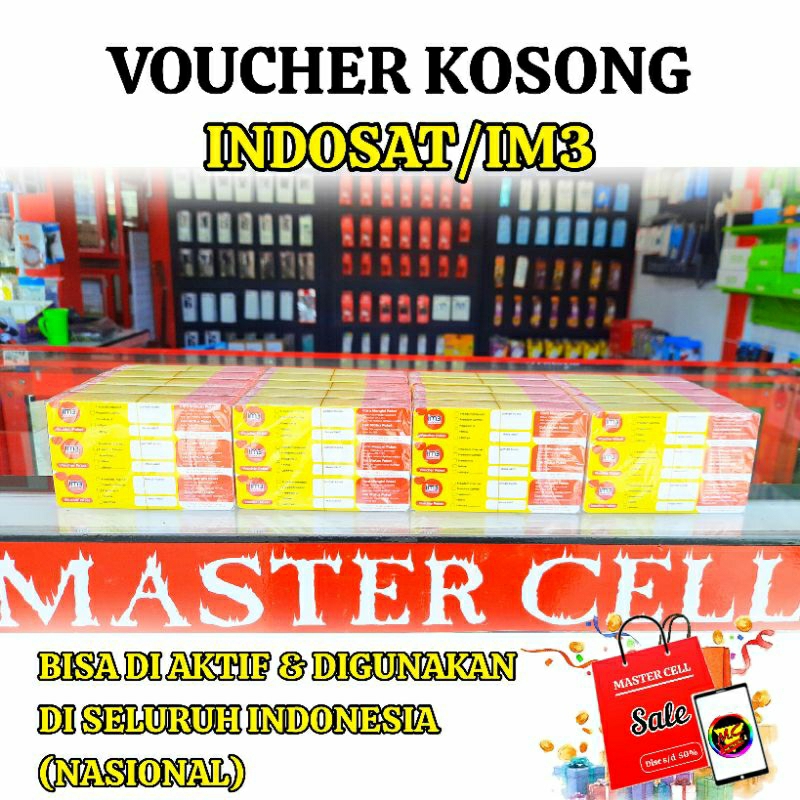 Jual Voucher Kosong Im3 atau indosat | Shopee Indonesia