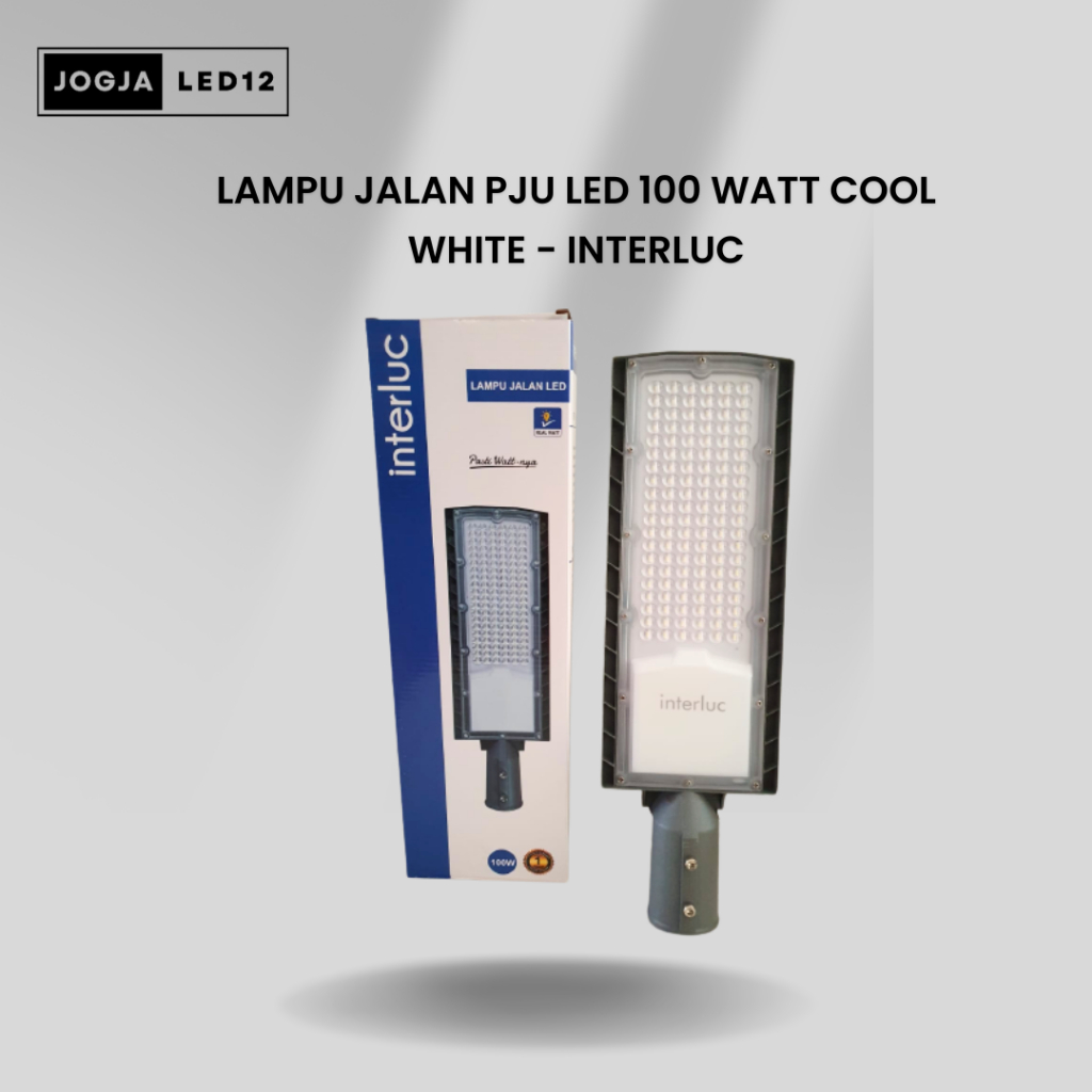 Jual Lampu Jalan PJU LED 100 Watt Cool White IP66 Interluc | Shopee ...