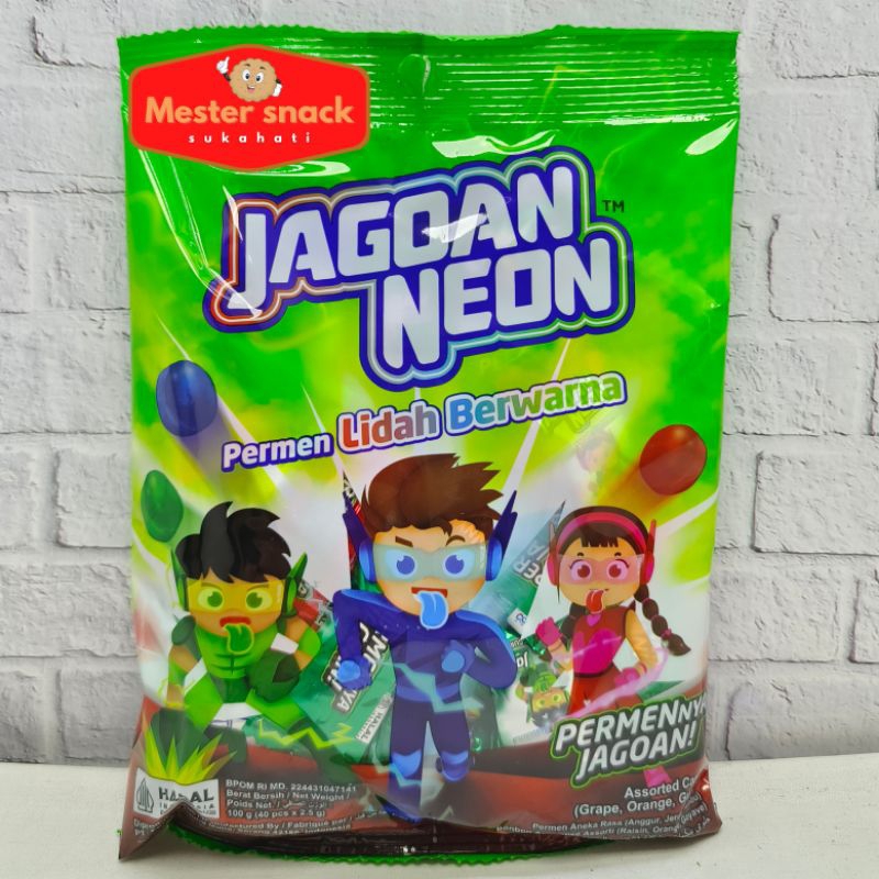 Jual Permen Jagoan Neon | Permen Jadul | Permen Lidah Berwarna | Shopee ...