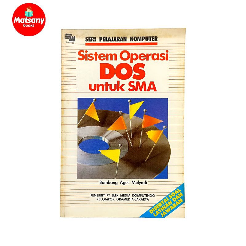 Jual Buku Edukasi Komputer Sistem Operasi DOS Untuk SMA Jadul Lawas ...