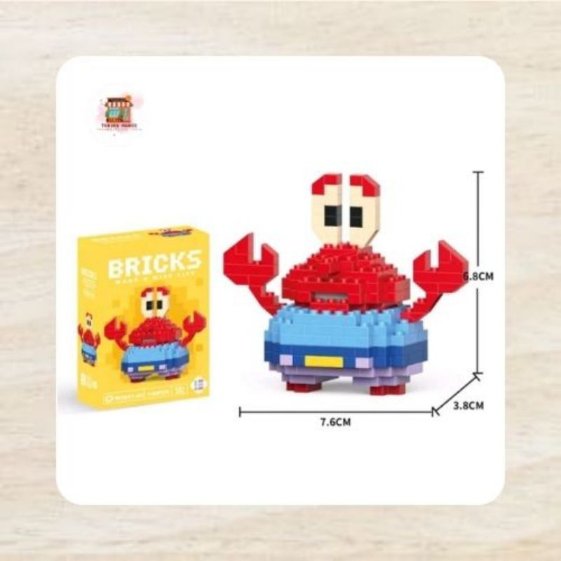 Jual Nano Block Atau Lego Balok Model Karakter Kartun Mainan Balok ...