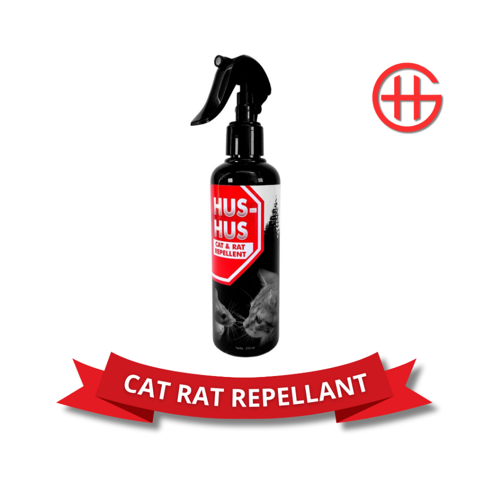 Jual GH Pengusir Kucing Liar HUS - HUS SPRAY CAT & RAT REPELLENT 250 ML ...