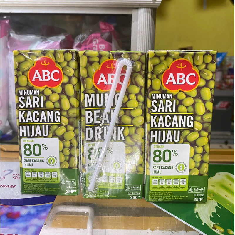 Jual ABC MINUMAN SARI KACANG HIJAU @250ML | Shopee Indonesia