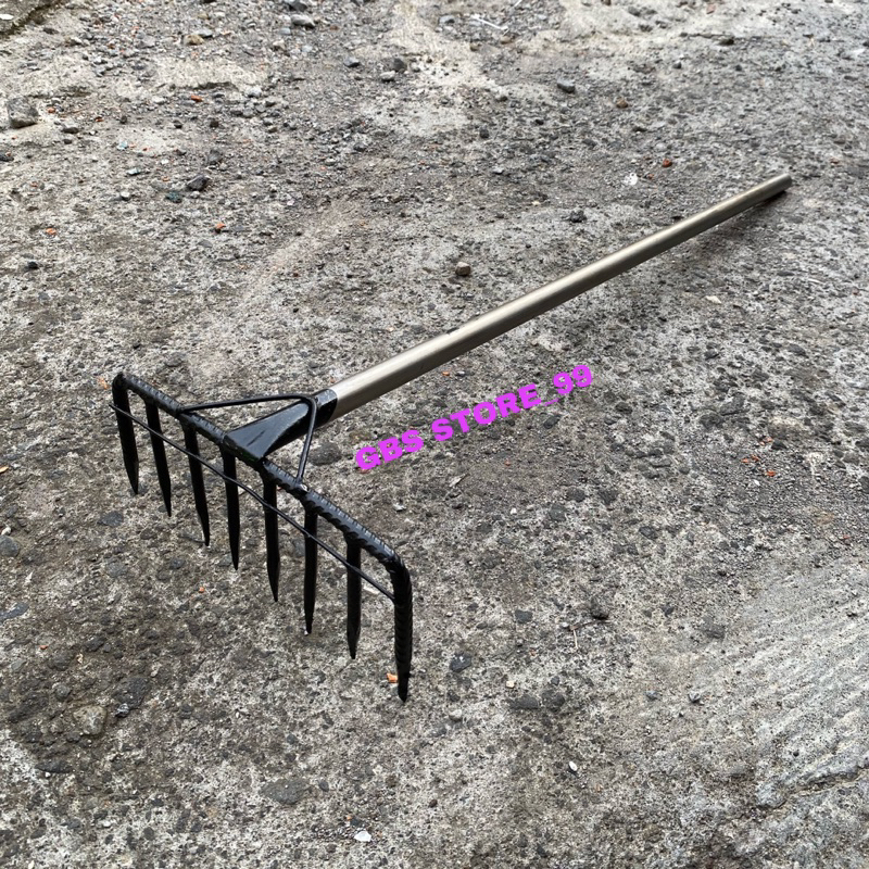 Jual Garukan Sampah gerigi 8 Full pipa besi panjang 85 Cm - Garuk Kebun ...