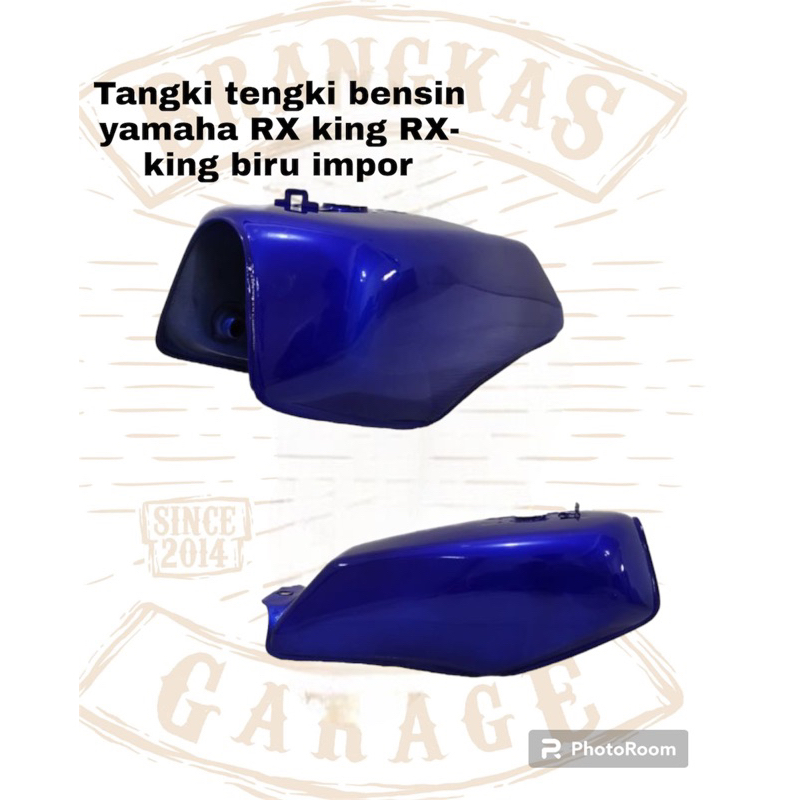 Jual tangki tengki bensin yamaha RX king RX-king biru impor | Shopee ...