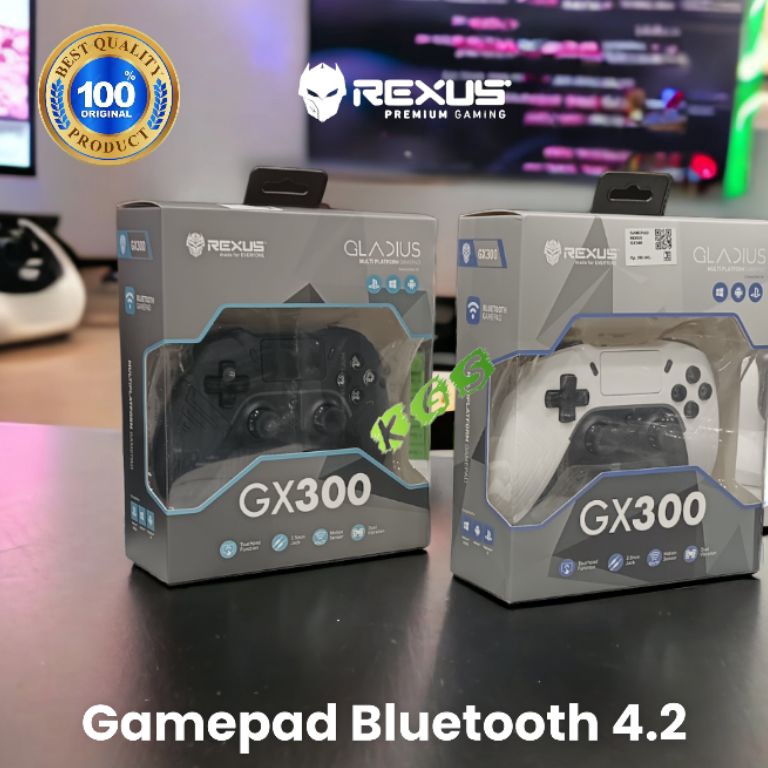 Jual Paling Sesuai..!! Rexus gamepad Bluetooth GX300 GLADIUS | Shopee ...