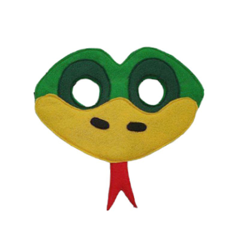 Jual Topeng Hewan Bentuk Ular Topeng Aktivitas Anak Bahan Kain Bulu ...